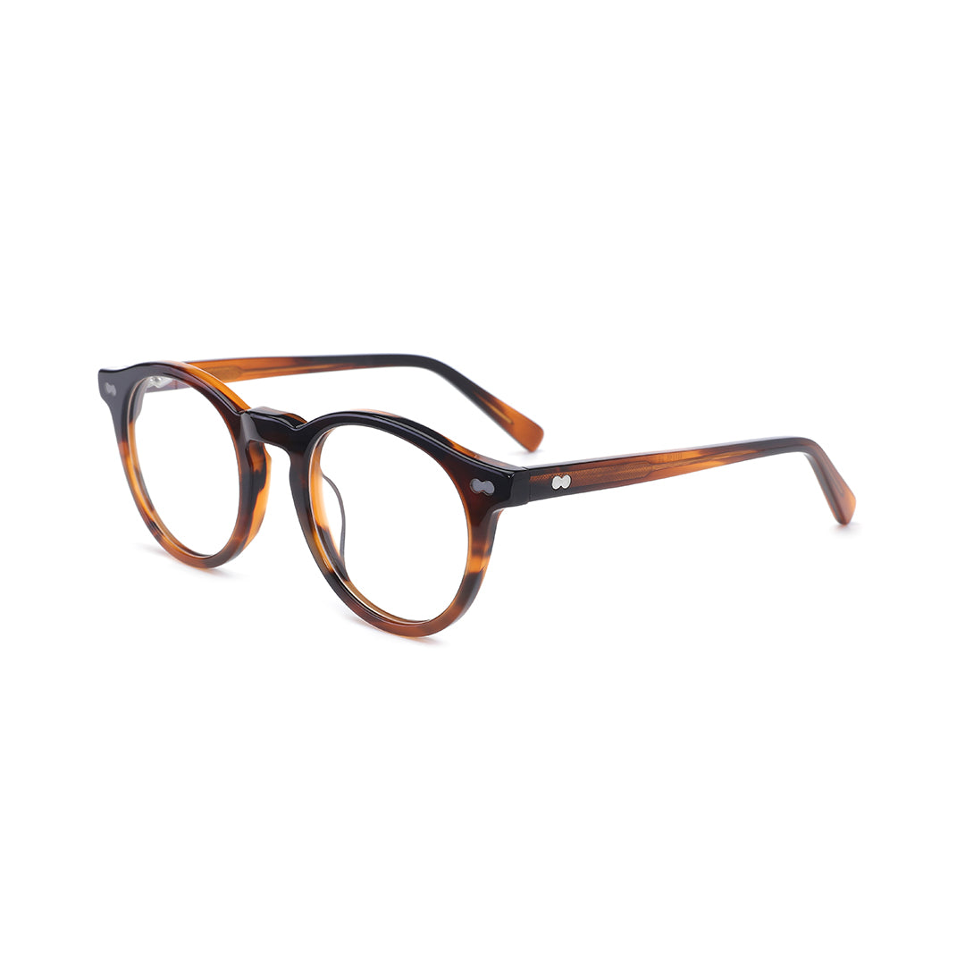 MANCHESTER Round Acetate Glasses | GOODLUUK